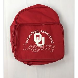 NCAA | Bags | Vintage Ncaa University Of Oklahoma Backpack | Poshmark